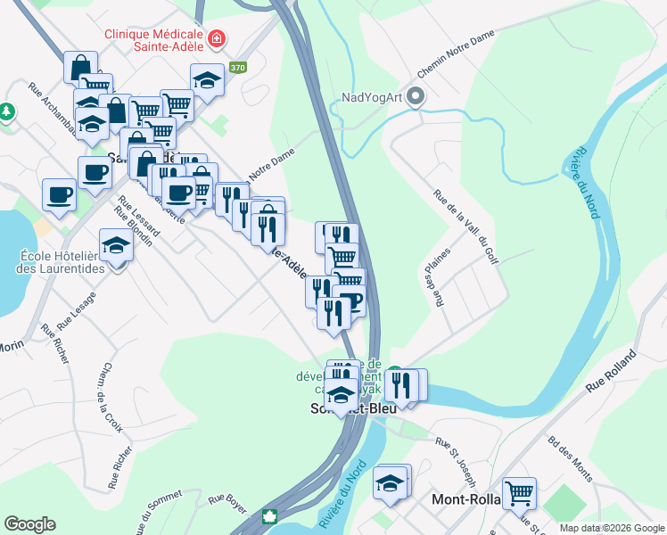 555 Boulevard de Sainte-Adèle, Sainte-Adèle QC - Walk Score