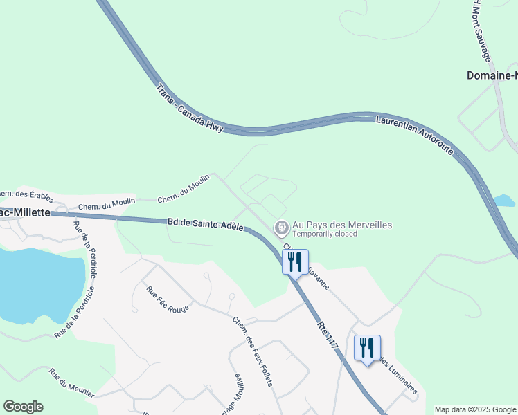 121 Place du Refuge, Sainte-Adèle QC - Walk Score