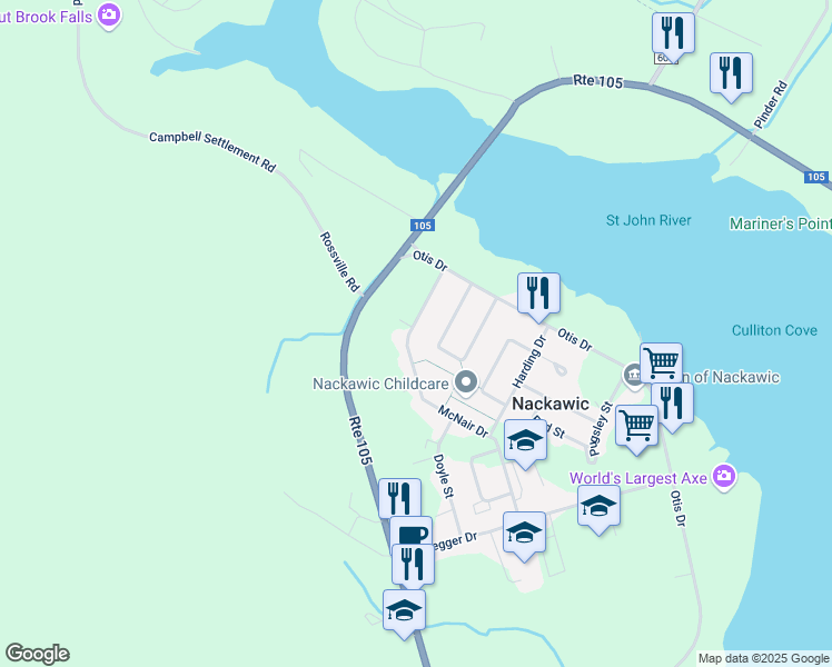 30 McNair Drive, Nackawic NB - Walk Score