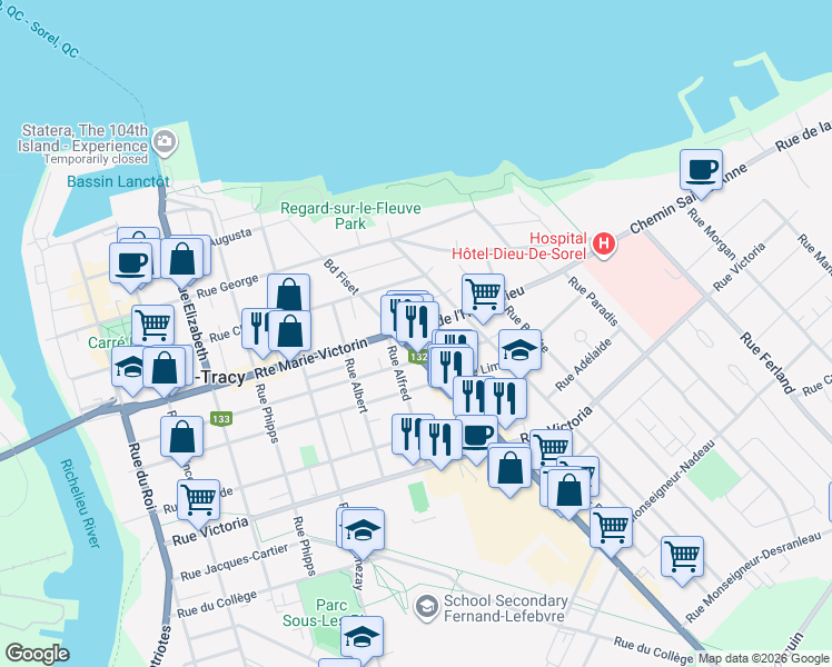 216 Avenue de l'Hôtel-Dieu, Sorel-Tracy QC - Walk Score