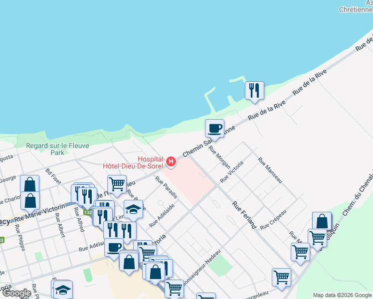 115 Chemin Sainte-Anne, Sorel-Tracy QC - Walk Score