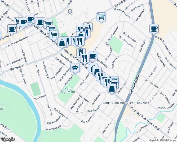 427 Boulevard des Bois Francs Sud, Victoriaville QC - Walk Score