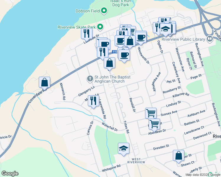 33 Trites Road, Riverview NB - Walk Score