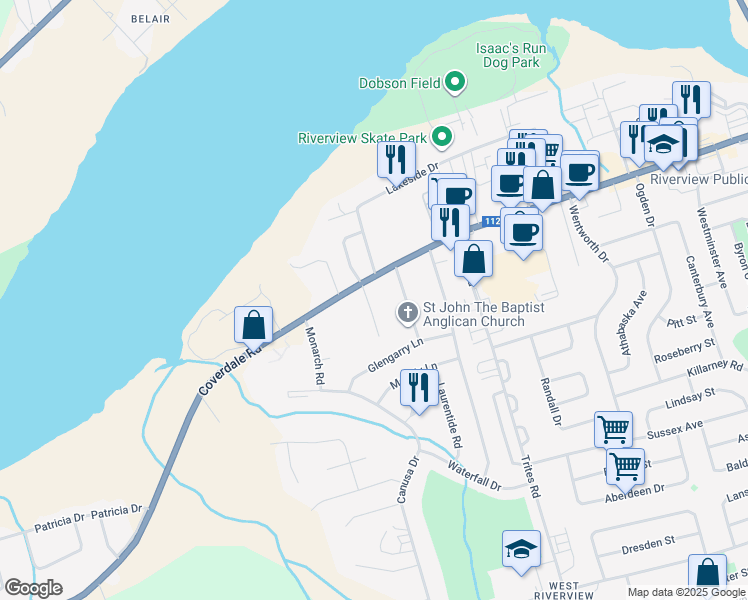 Riverview NB - Walk Score