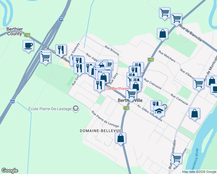 910 Rue Désy, Berthierville QC - Walk Score