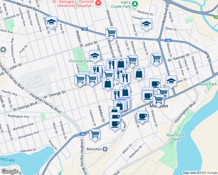108 Highfield Street, Moncton NB - Walk Score