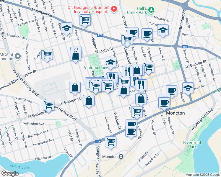 Moncton NB - Walk Score