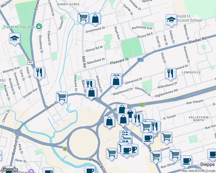 101 Shediac Road, Moncton NB - Walk Score