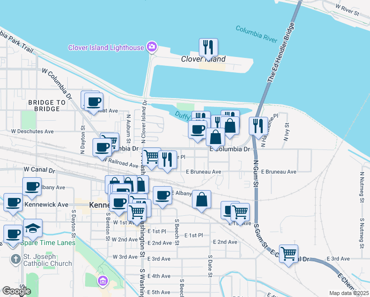208 E Columbia Dr, Kennewick WA - Walk Score