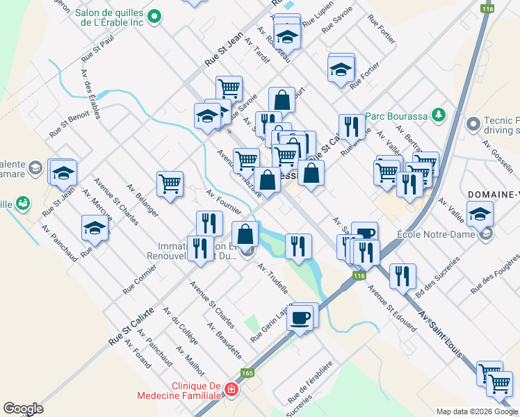1602 Rue Saint Calixte, Plessisville QC - Walk Score