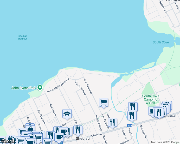 414 Rue Paturel, Shediac NB - Walk Score