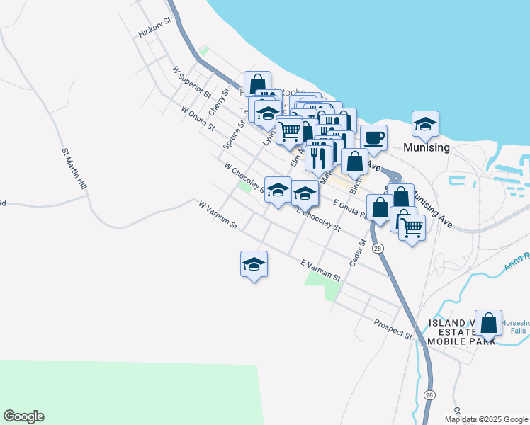 411 Elm Avenue, Munising MI - Walk Score