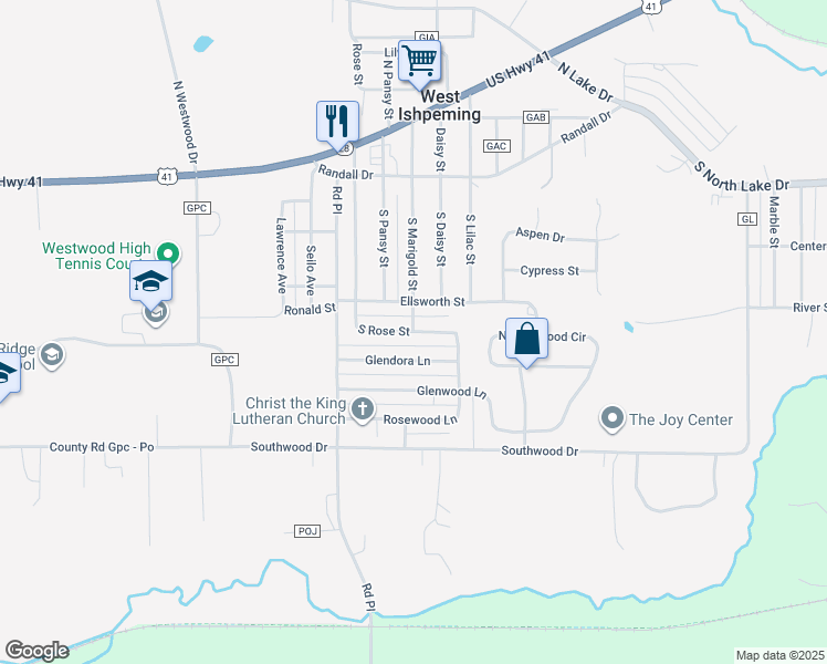 South Rose Street, West Ishpeming MI - Walk Score