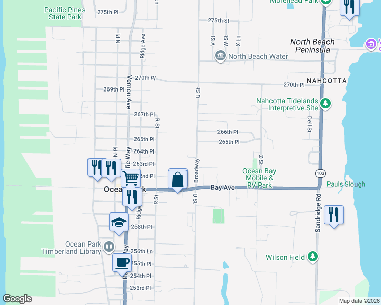 26311 U Street, Ocean Park WA - Walk Score