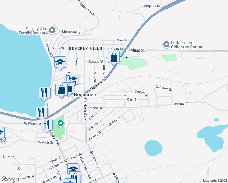 628 Everett Street, Negaunee MI - Walk Score