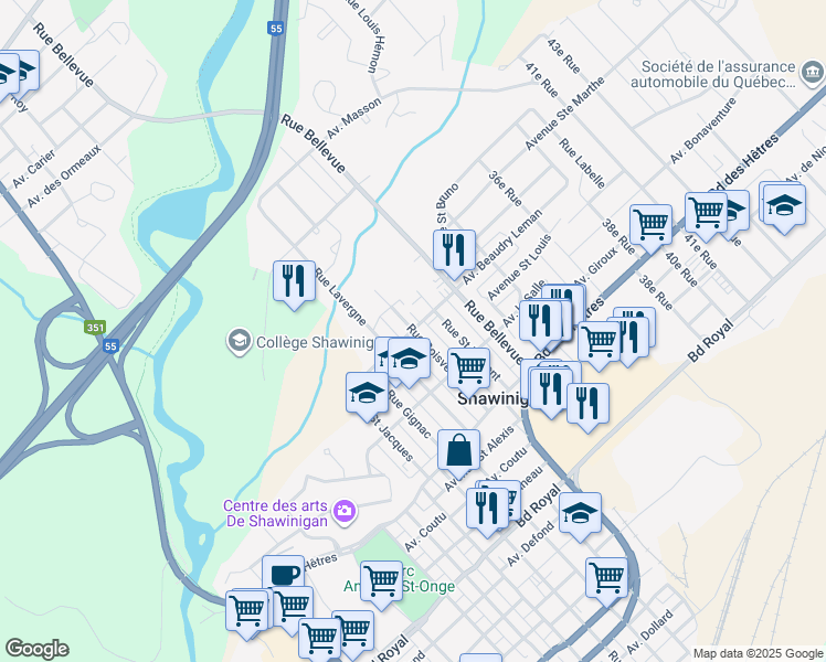 Rue Boisvert, Shawinigan QC - Walk Score