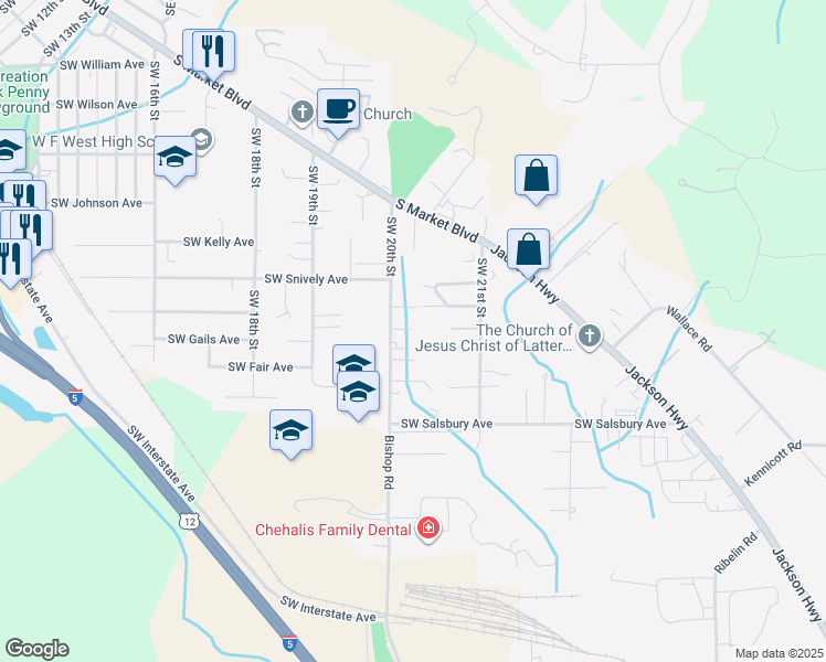 855 Southwest 20th Street, Chehalis WA - Walk Score