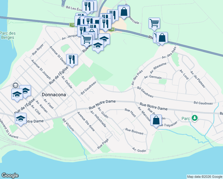 589 Boulevard Gaudreau, Donnacona QC - Walk Score