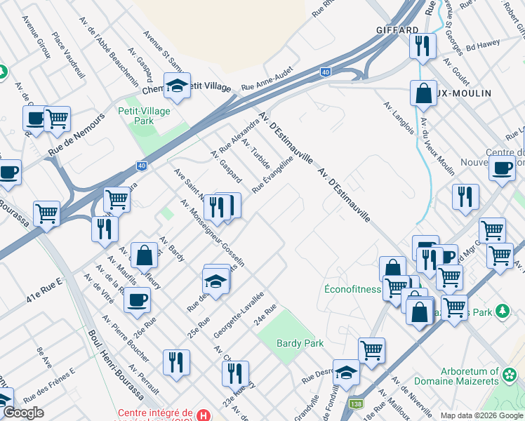 2520 Rue Camille-Lefebvre, Québec QC - Walk Score