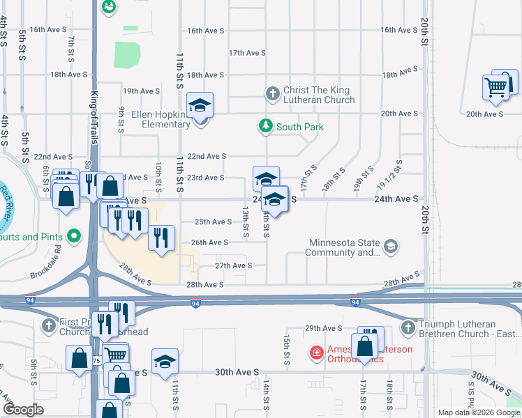 2409 14th Street South, Moorhead MN - Walk Score