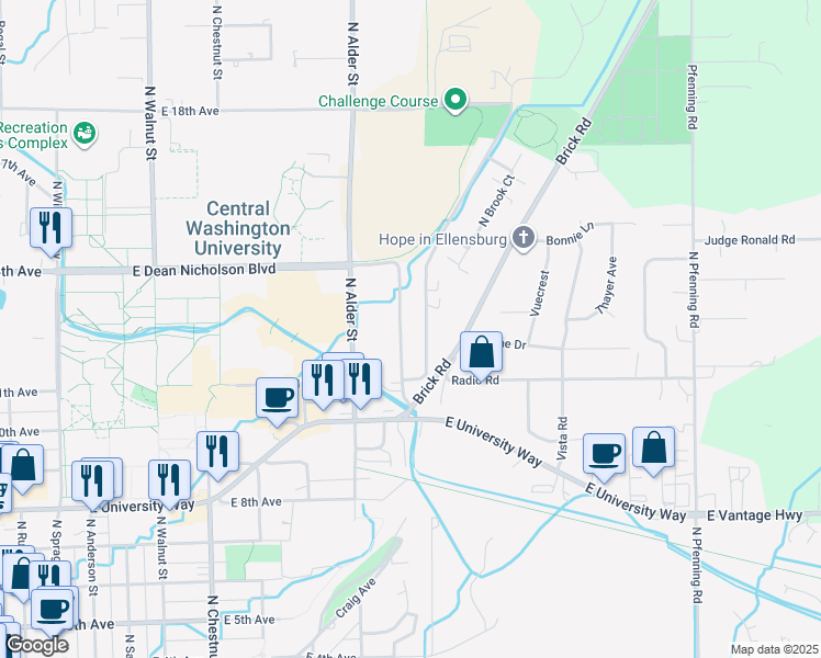 1202 North Willow Street, Ellensburg WA - Walk Score