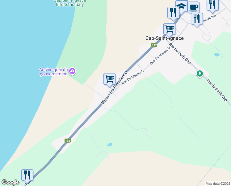 194 Rue du Manoir Ouest, Cap-Saint-Ignace QC - Walk Score