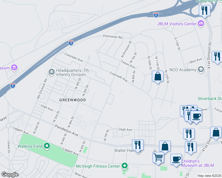 North Division Street, Fort Lewis WA - Walk Score