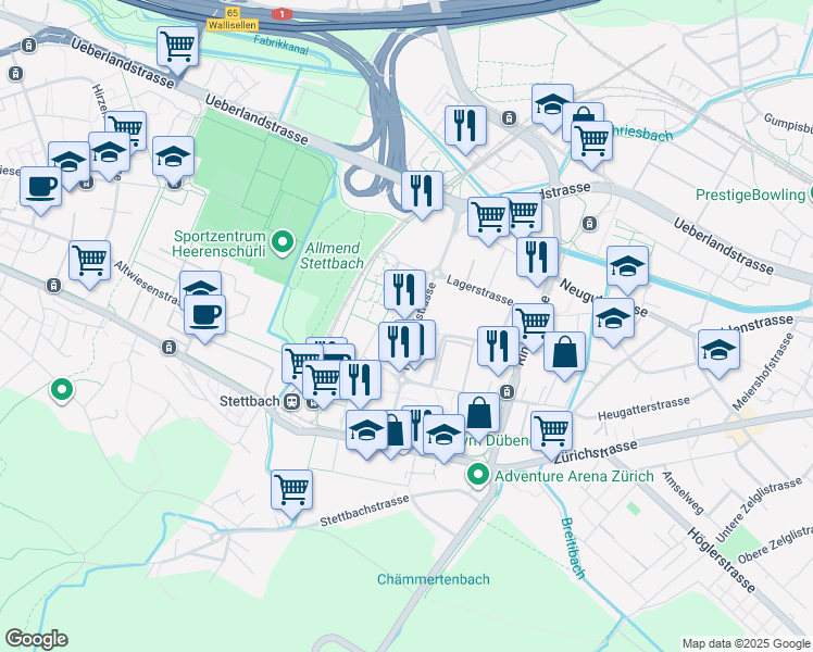 56 Am Stadtrand, Dübendorf ZH - Walk Score