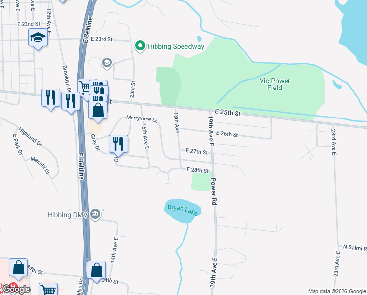 1803 East 27th Street, Hibbing MN - Walk Score