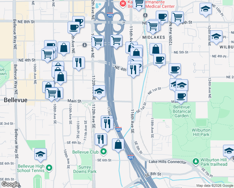 City Of Bellevue Neighborhood Map