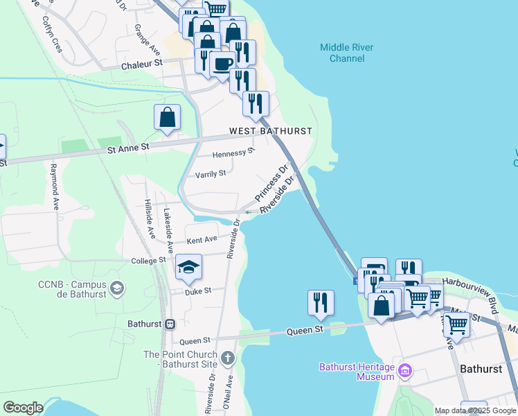 460 Riverside Drive, Bathurst NB - Walk Score