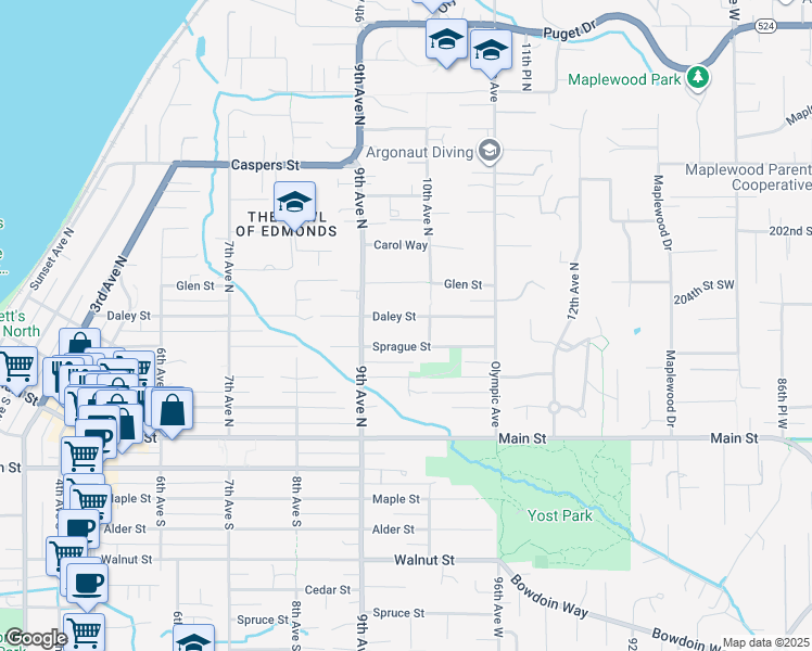 940 Daley Street, Edmonds WA - Walk Score