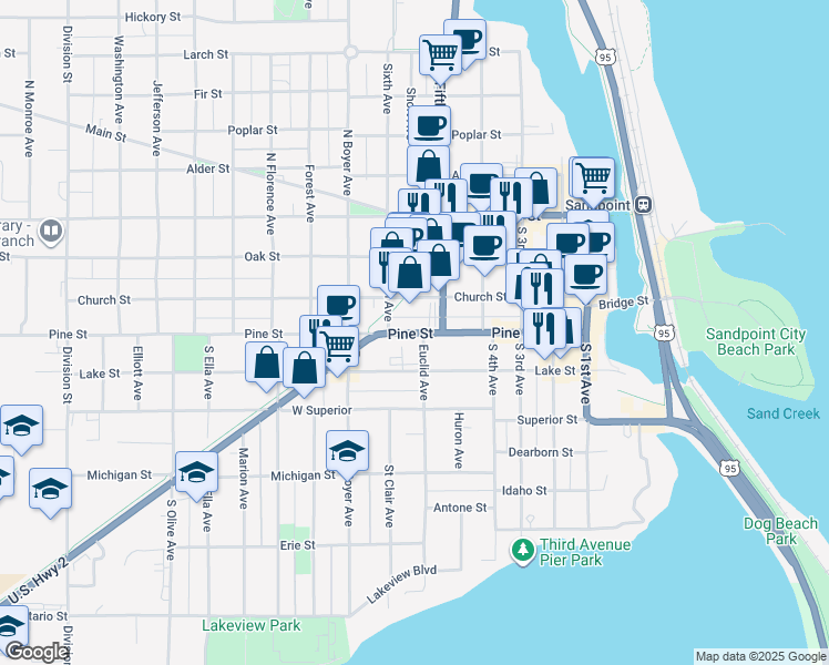 520 Pine Street, Sandpoint ID - Walk Score