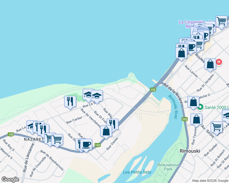 257 Place des Iles, Rimouski QC - Walk Score