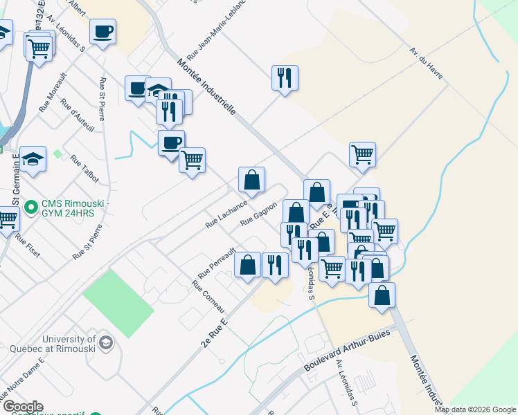 402 Rue Gagnon, Rimouski QC - Walk Score