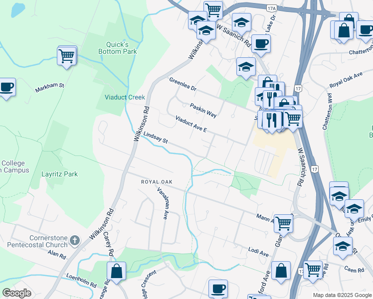 752 Lindsay Street, Saanich BC - Walk Score