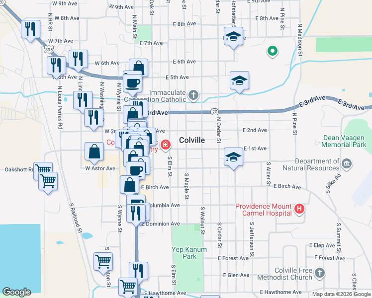 399 East 1st Avenue, Colville WA - Walk Score
