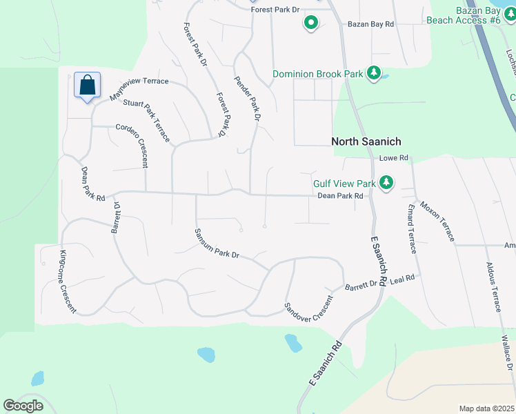 1845 Dean Park Road, North Saanich BC - Walk Score