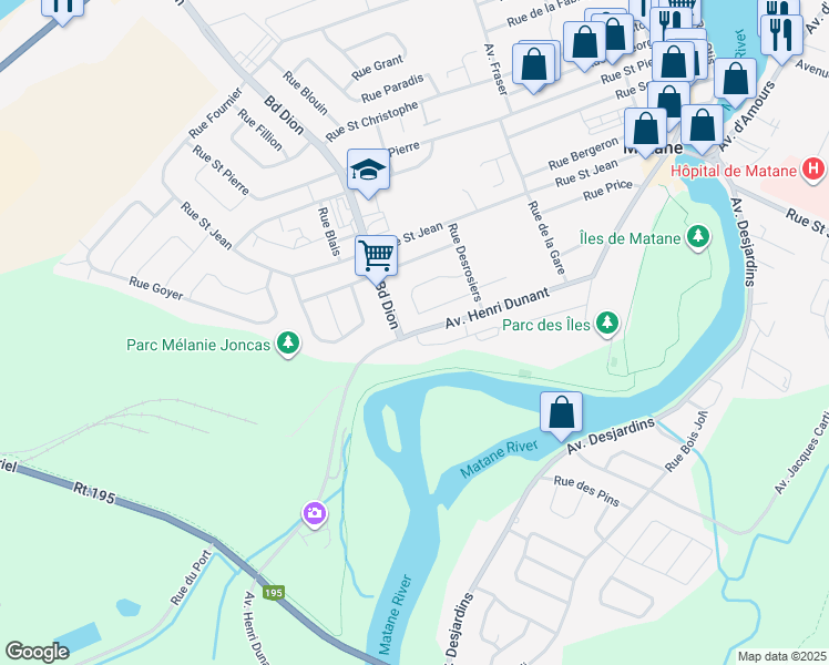 415 Avenue Henri Dunant, Matane QC - Walk Score