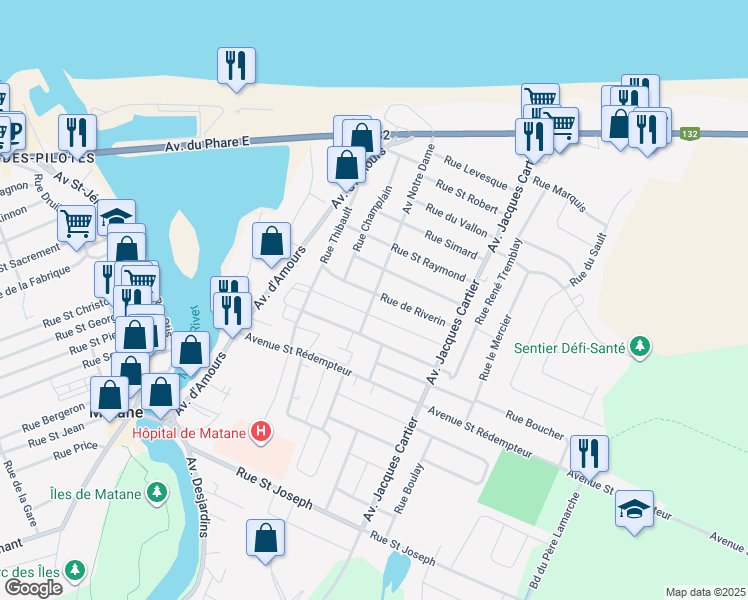 Matane QC - Walk Score