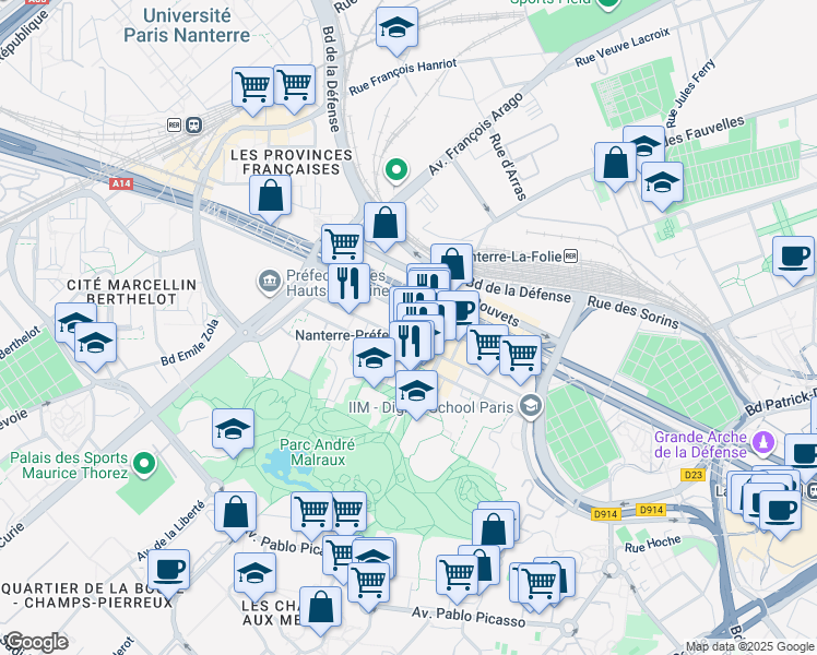 65 Rue des 3 Fontanot, Nanterre IDF - Walk Score