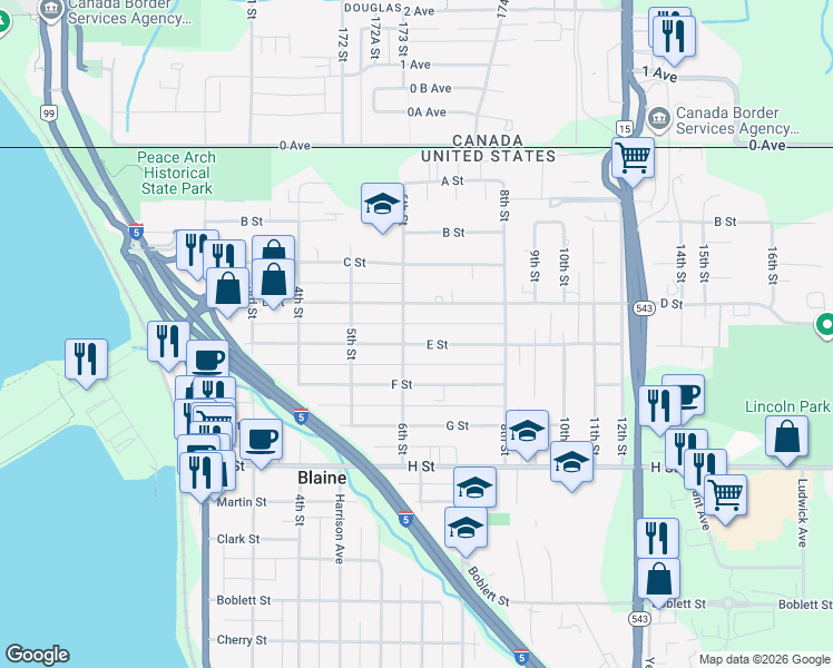 616 E Street, Blaine WA - Walk Score