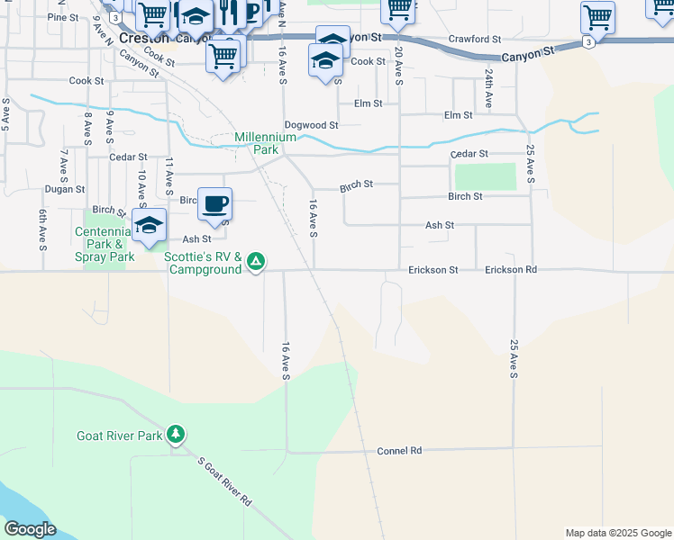 1703 Erickson Street, Creston BC - Walk Score