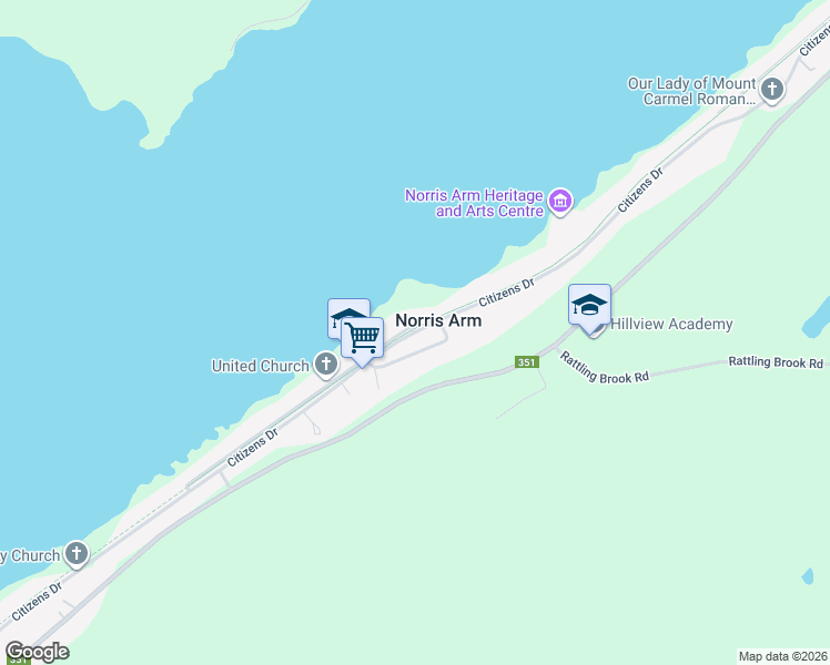 153 Citizens Drive, Norris Arm NL - Walk Score