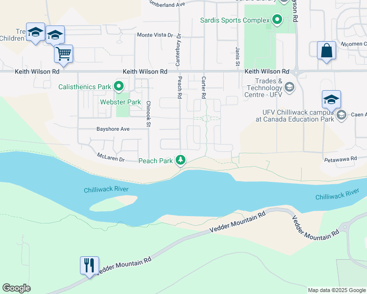 5384 Peach Road, Chilliwack BC - Walk Score