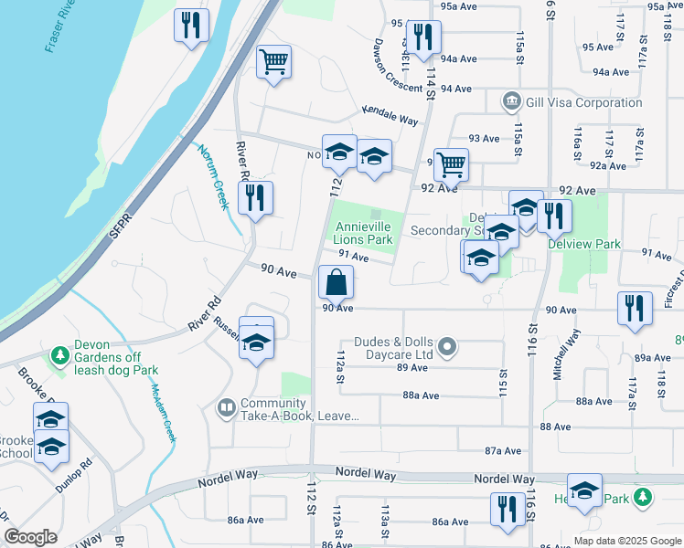 9055 112A Street, Delta BC - Walk Score
