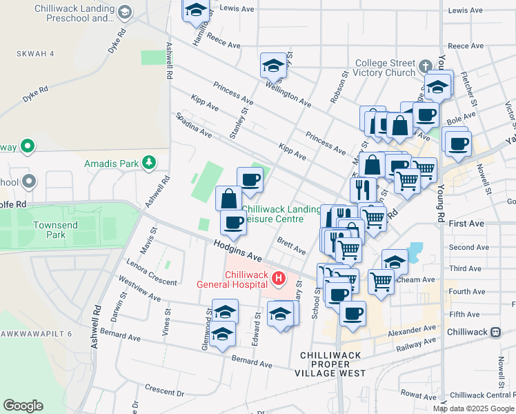 9206 Corbould Street, Chilliwack BC - Walk Score