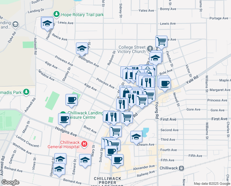 9323 Mary Street, Chilliwack BC - Walk Score