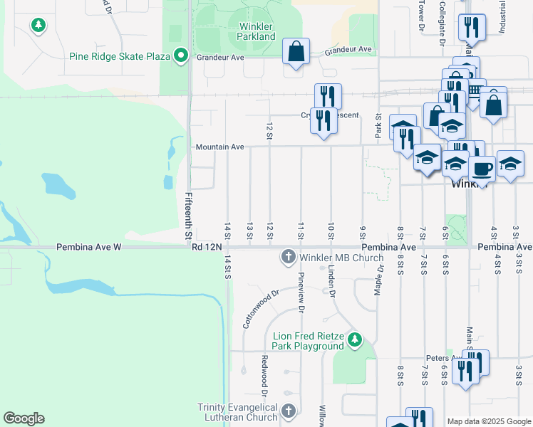 158 12 Street, Winkler MB - Walk Score