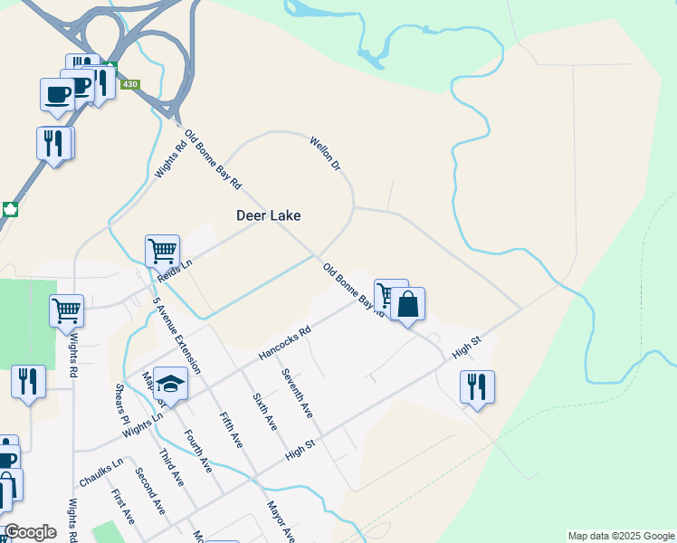 31 Old Bonne Bay Road, Deer Lake NL - Walk Score